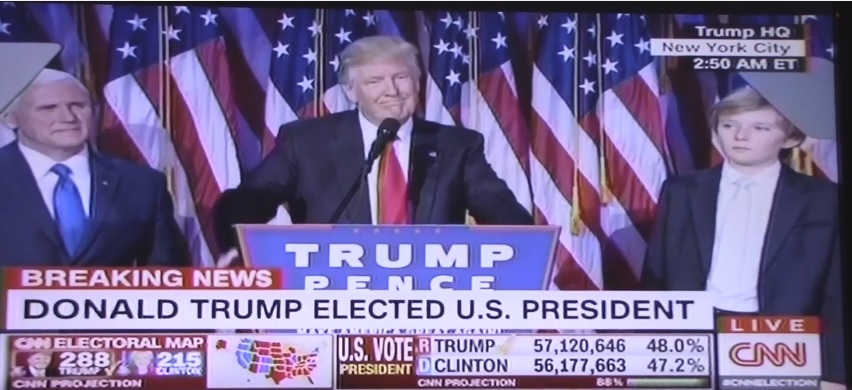 Donald Trump Wins Presidency