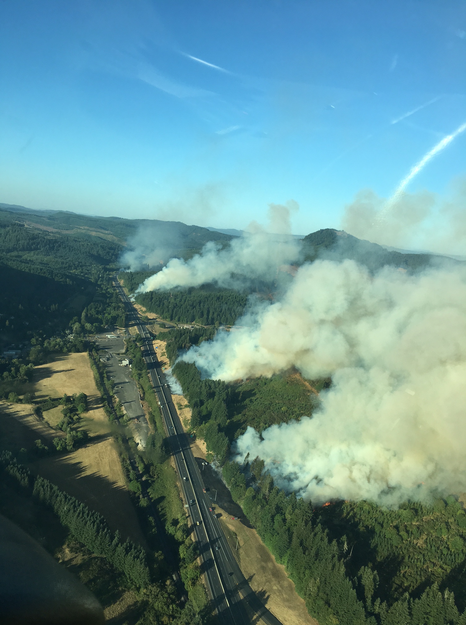 Human-caused Oregon forest blazes decreased in peak August fire season
