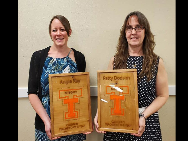 Kay, Dodson honored as North Area Educators of the Year