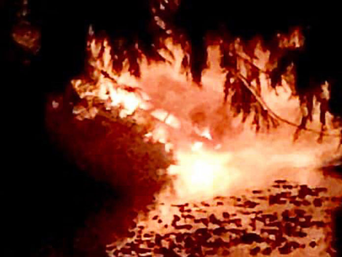 VIDEO: Stolen Salem Toyota 4Runner burned, left in Devils Lake