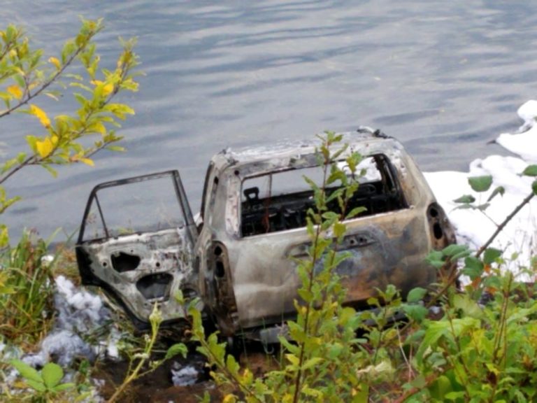 VIDEO: Stolen Salem Toyota 4Runner burned, left in Devils Lake
