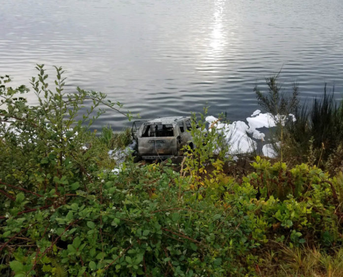VIDEO: Stolen Salem Toyota 4Runner burned, left in Devils Lake